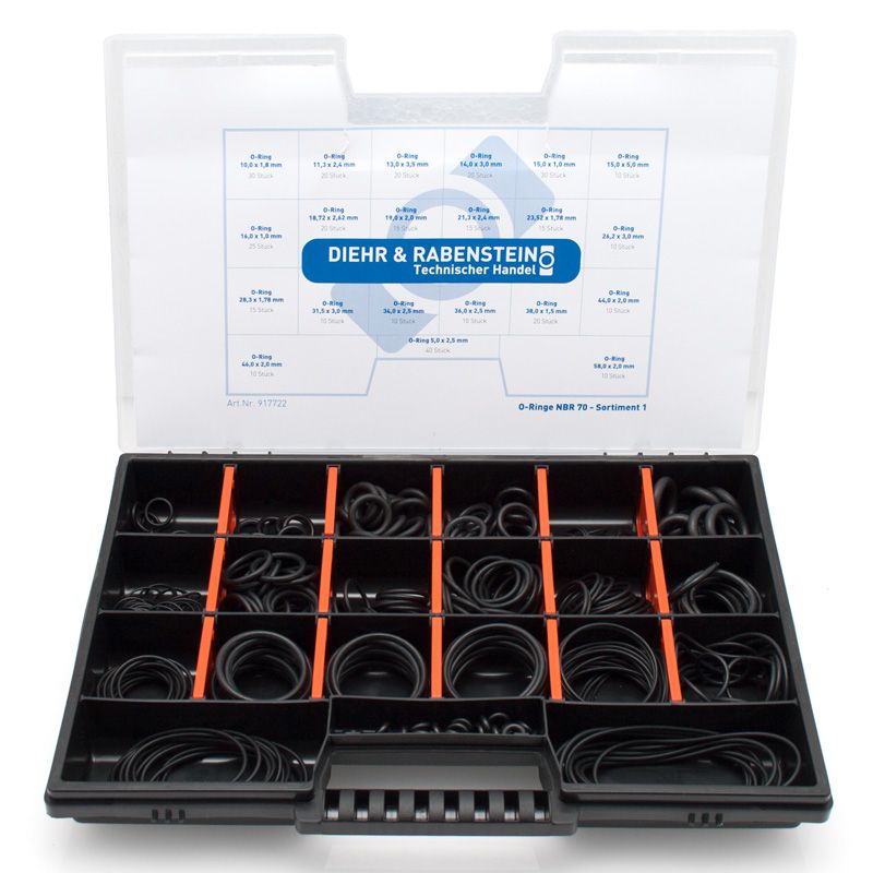 Praktische O-Ring Sortimente | Diehr und Rabenstein